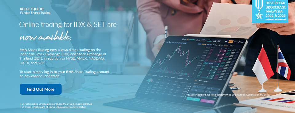 RHB Share Trading online trading platform : stocks, foreign market, mobile