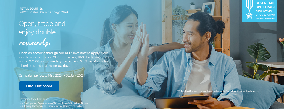 RHB Share Trading online trading platform : stocks, foreign market, mobile