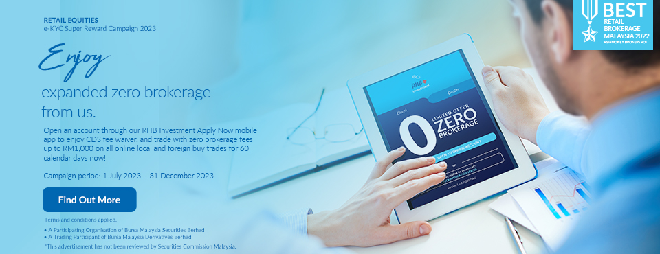 RHB Share Trading online trading platform : stocks, foreign market, mobile